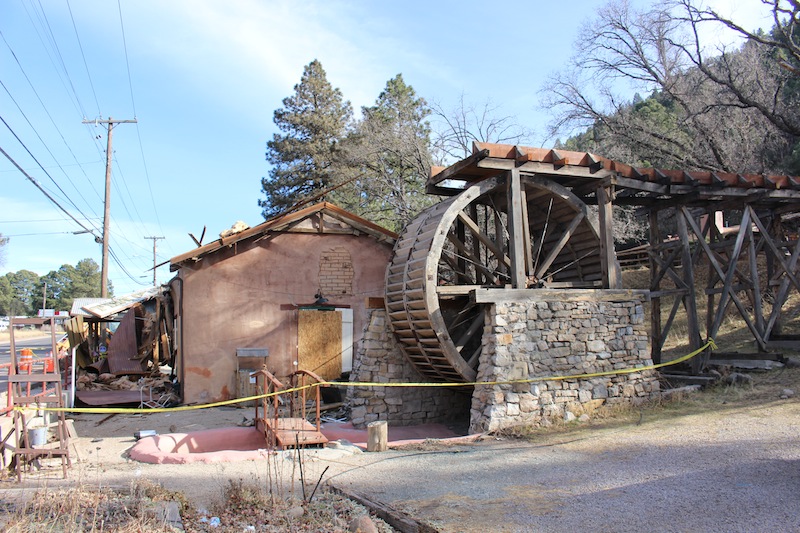 The Old Mill Catches Fire